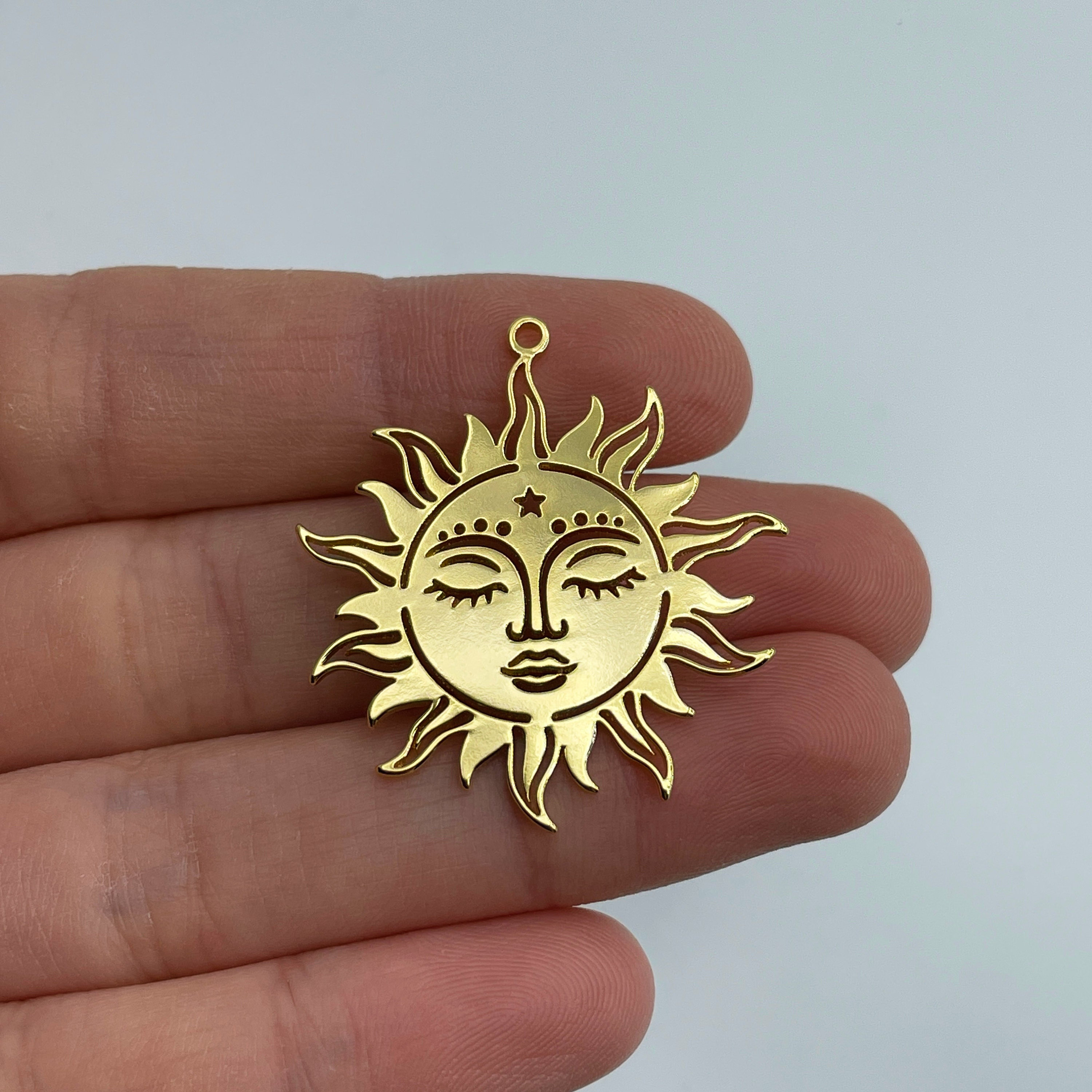 Tribal Sun Face