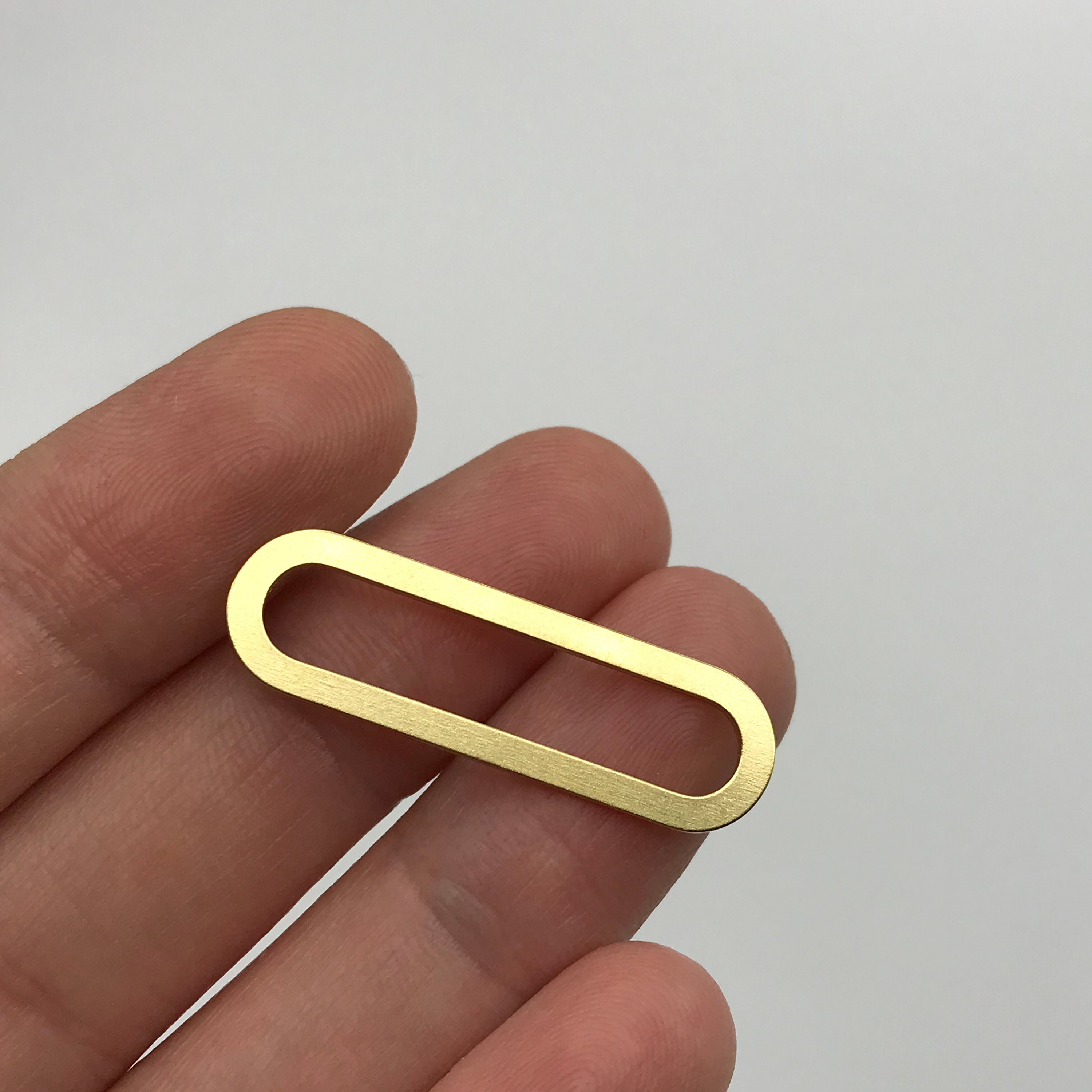 6pcs Raw Brass Oval Connector Oval Link Connector Oval Ring - Etsy