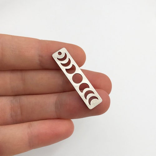 6pcs Stainless Steel Crescent Moon Charm Crescent Moon - Etsy