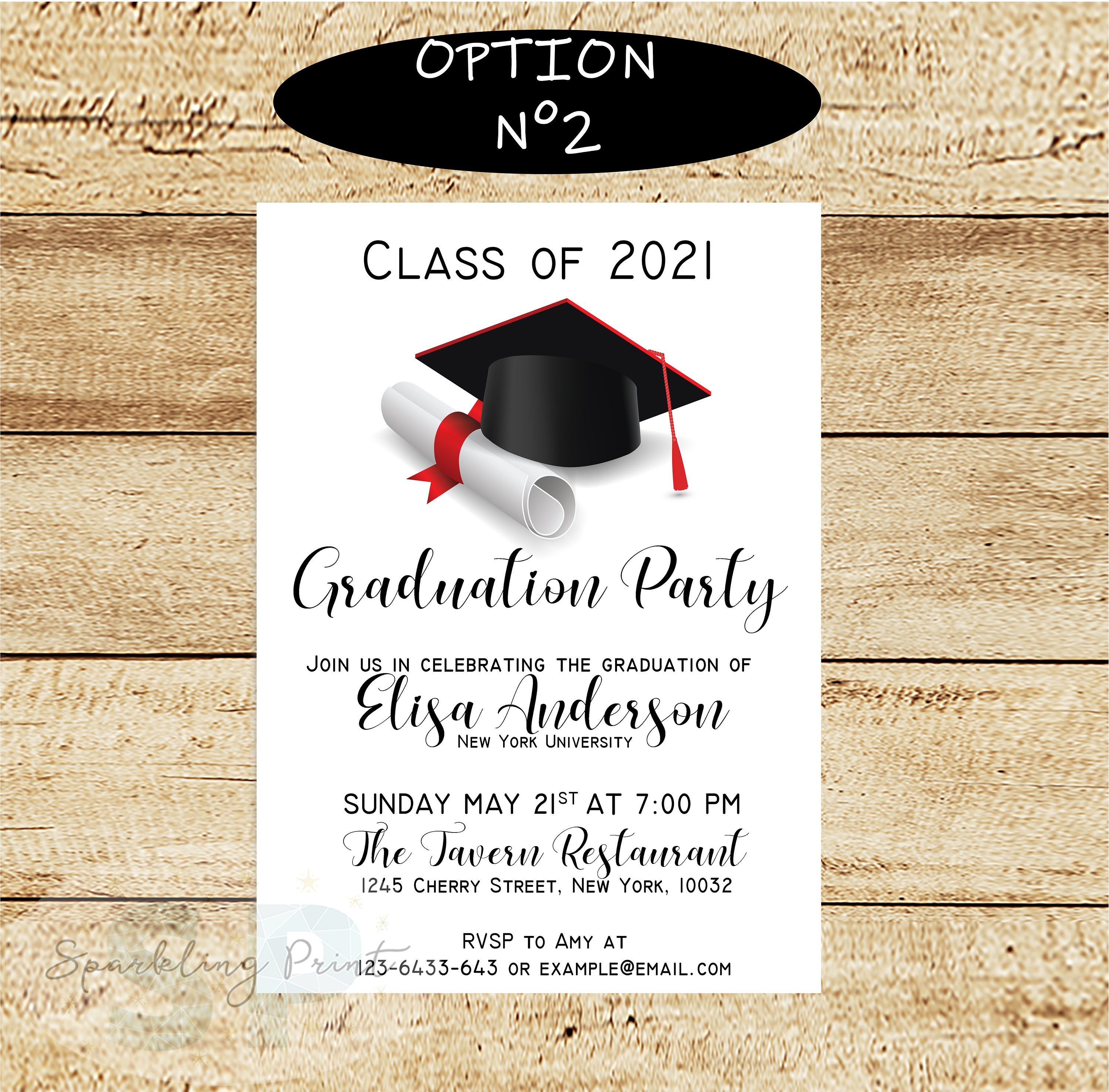 Graduation Invitation Graduation Card Graduation | Etsy