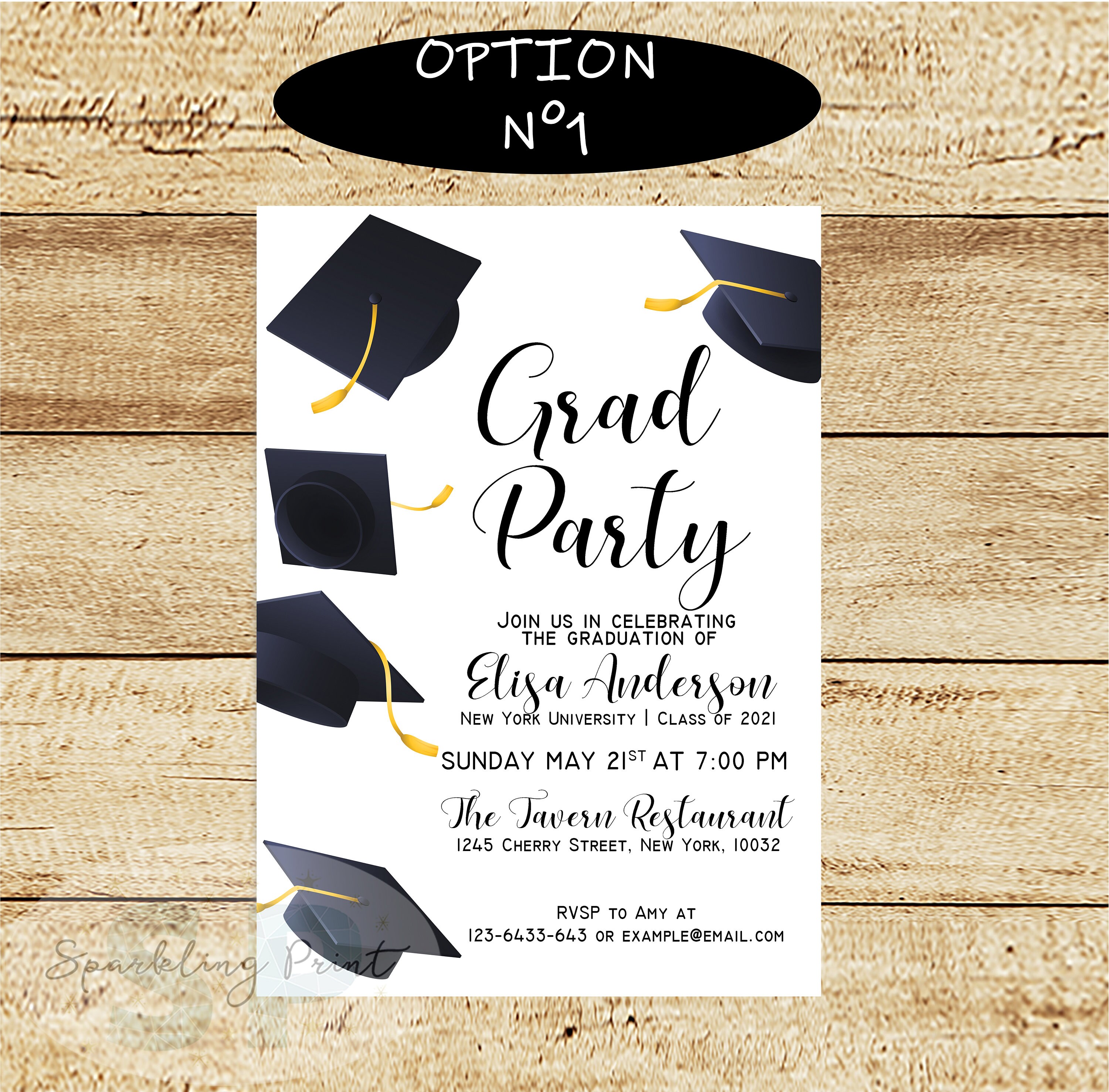 Graduation Invitation Graduation Card Graduation | Etsy