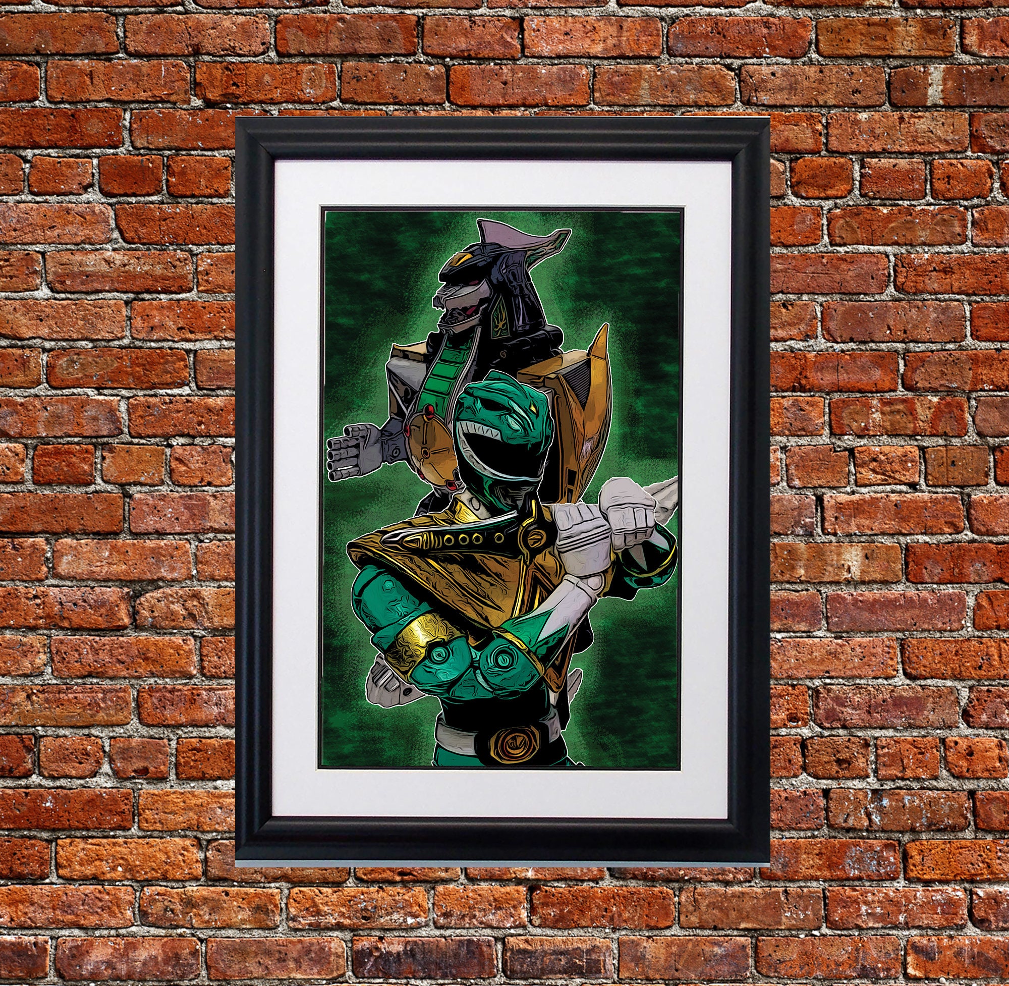 Green Ranger Power Rangers Poster Print 11x17 | Etsy