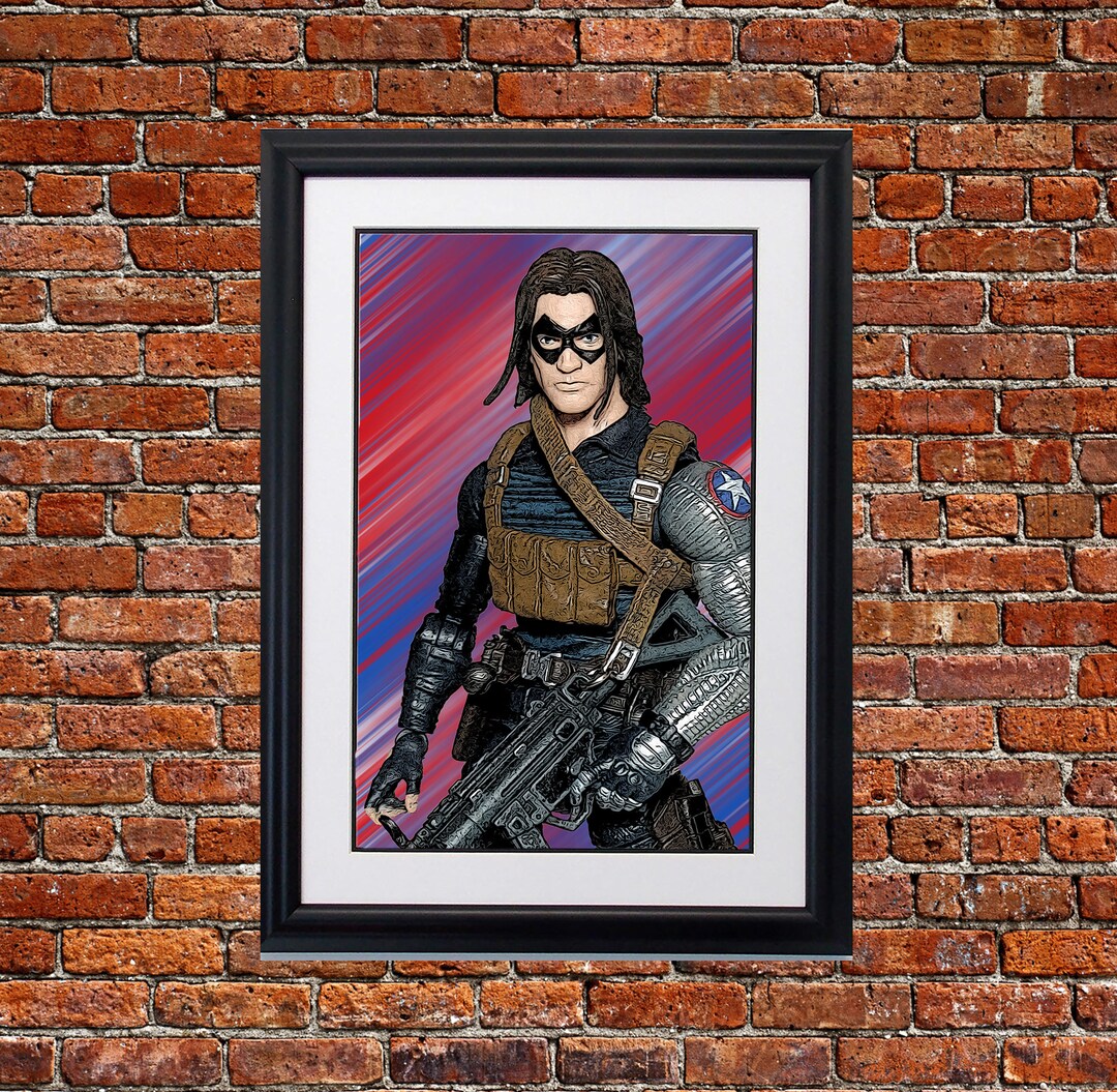 Winter Soldier Marvel Poster Print 11x17 - Etsy