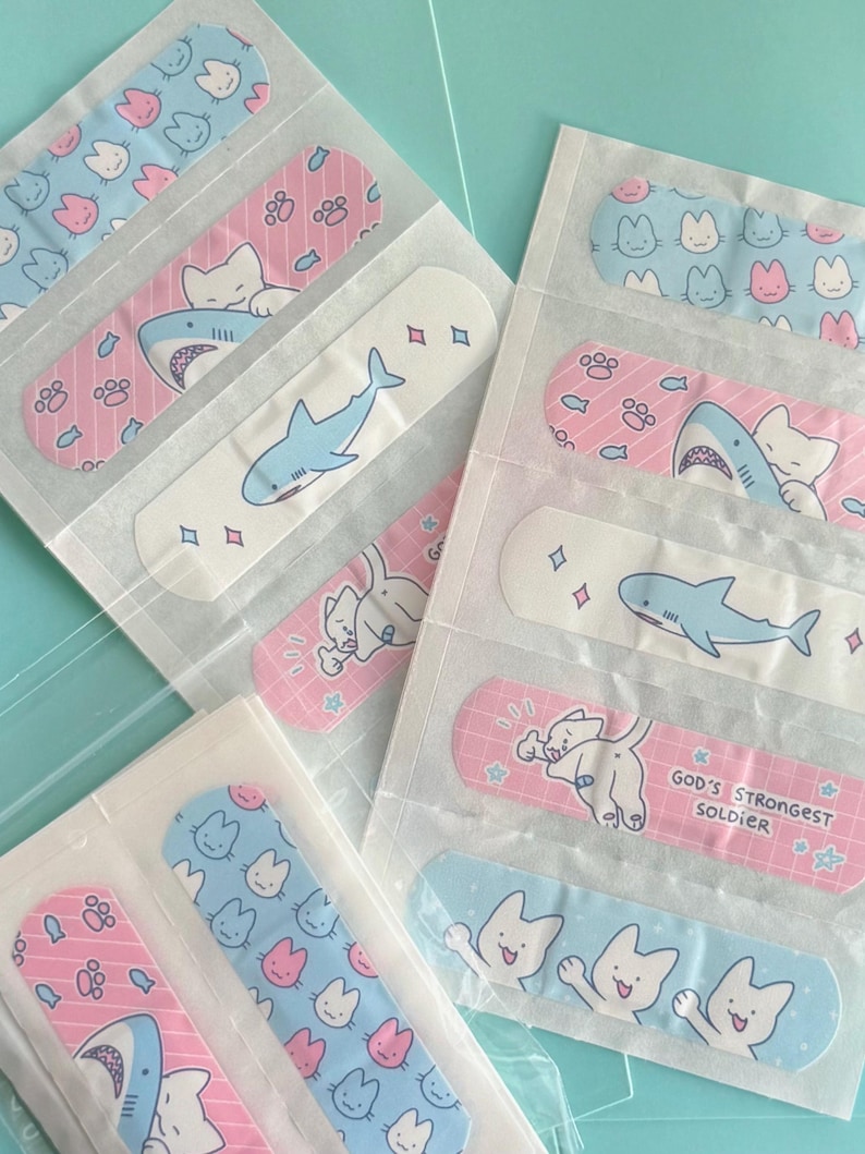20 Pcs (1 Pack) Furry Trans Critter Bandages - Etsy