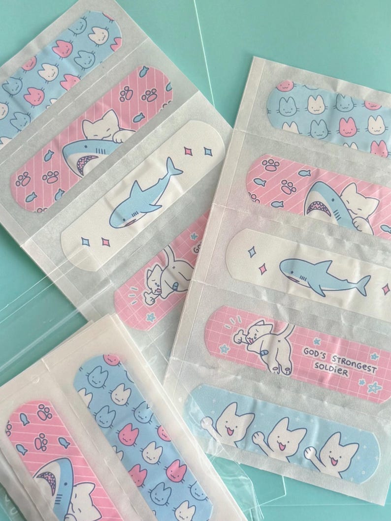 100pcs (5 Packs) Furry Trans Critter Bandages: Decorative Latex-free - Etsy