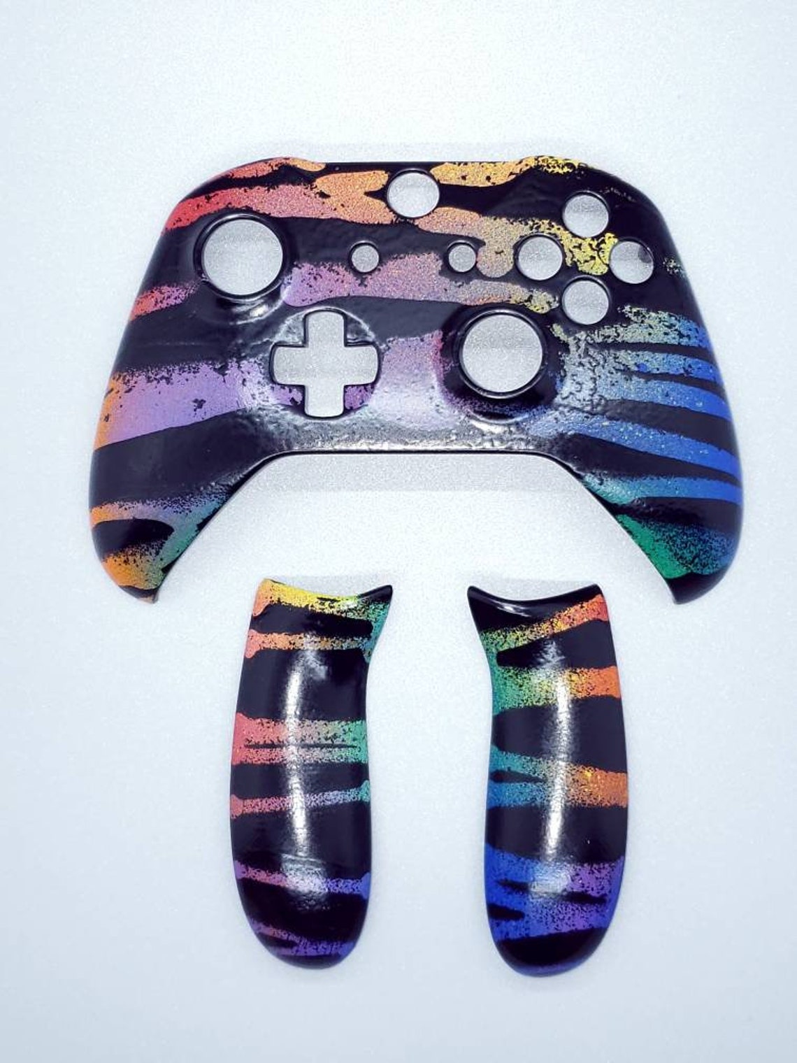 Custom Black Rainbow Xbox One Controller Faceplate with | Etsy