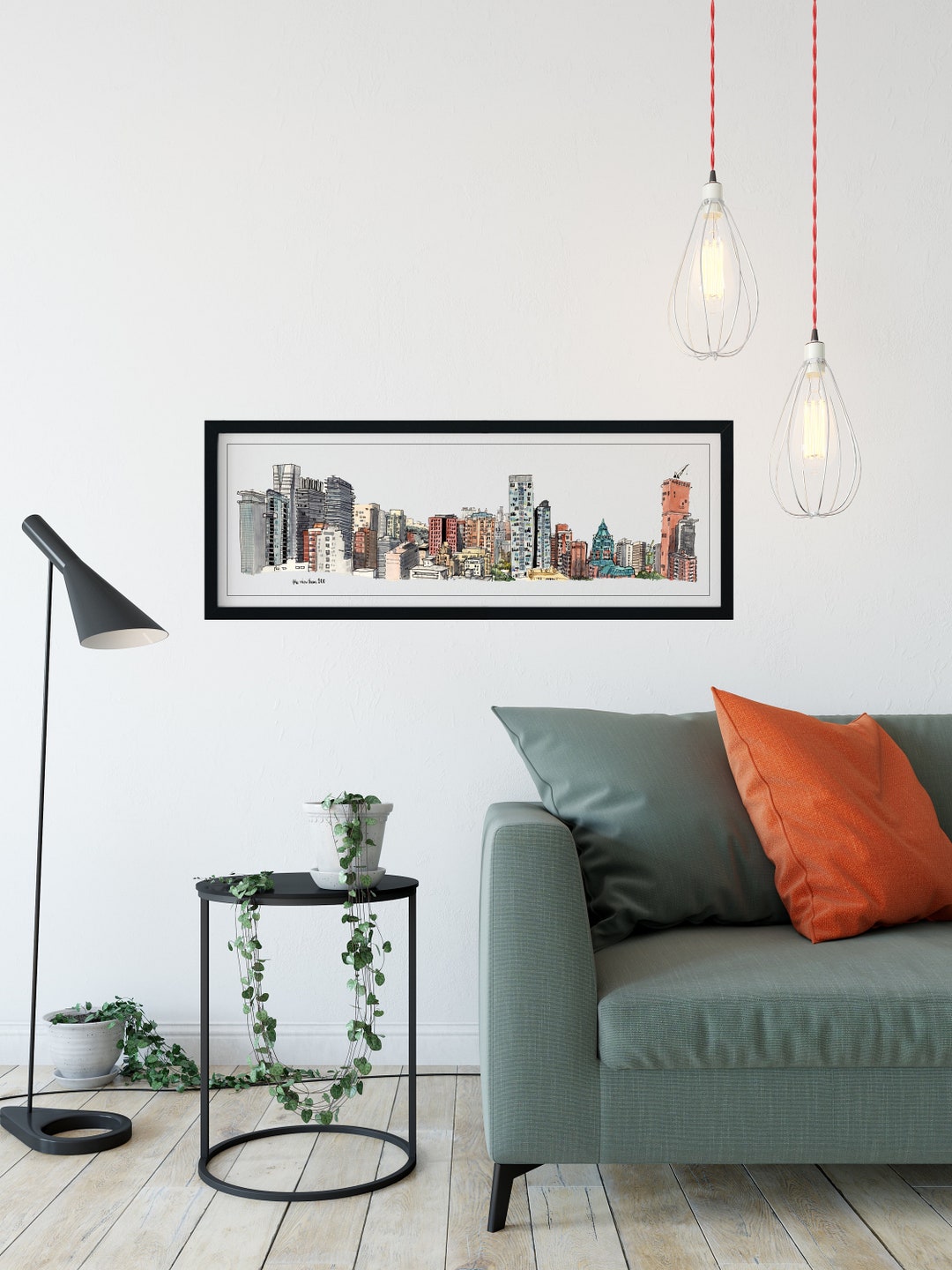 Toronto Panoramic Art Print, Toronto Skyline, City Sky Line Art Print ...