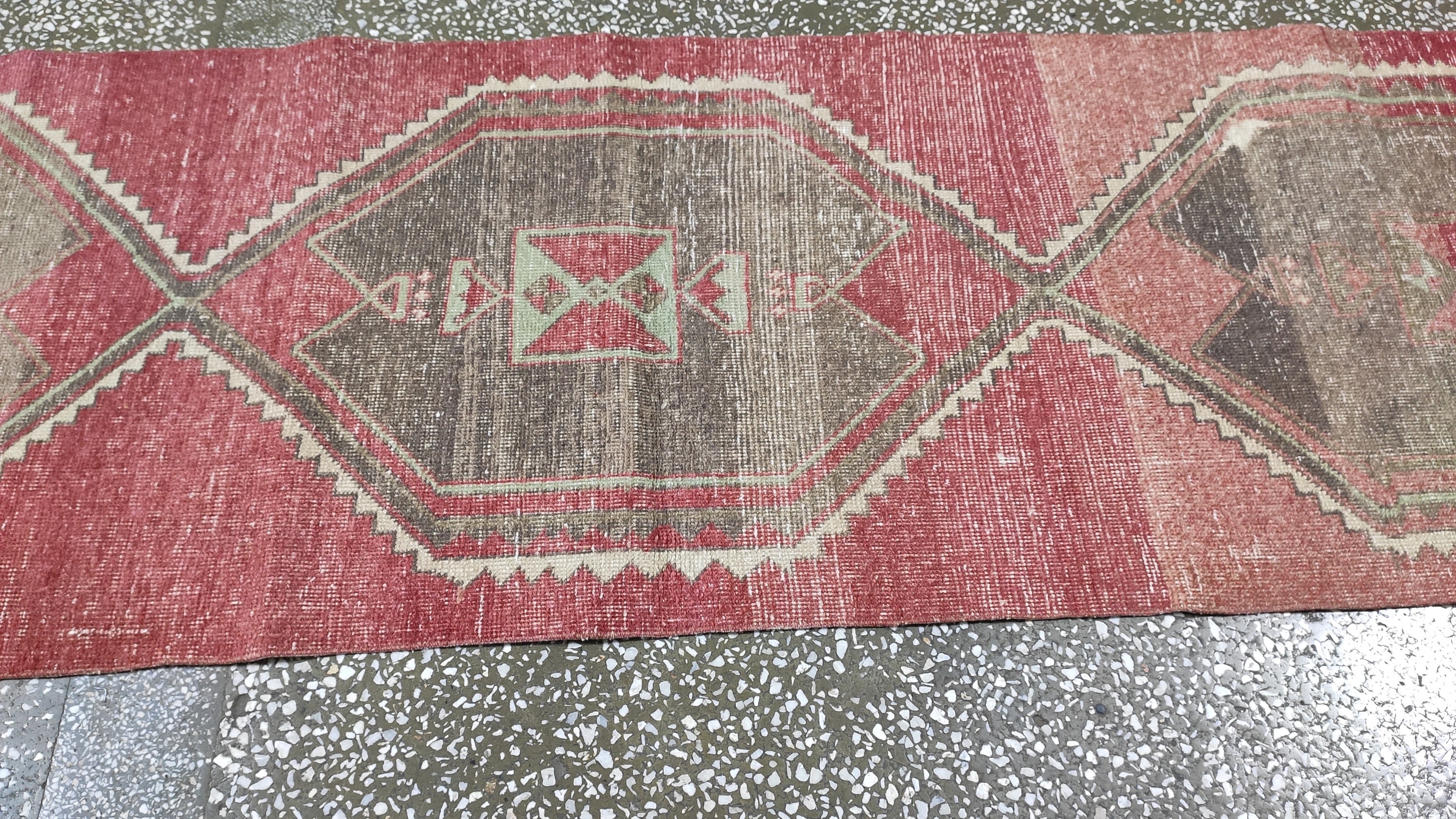 2.88 X 10.85 Vintage Turkish Red Handmade Bohemian Runner Rug - Etsy