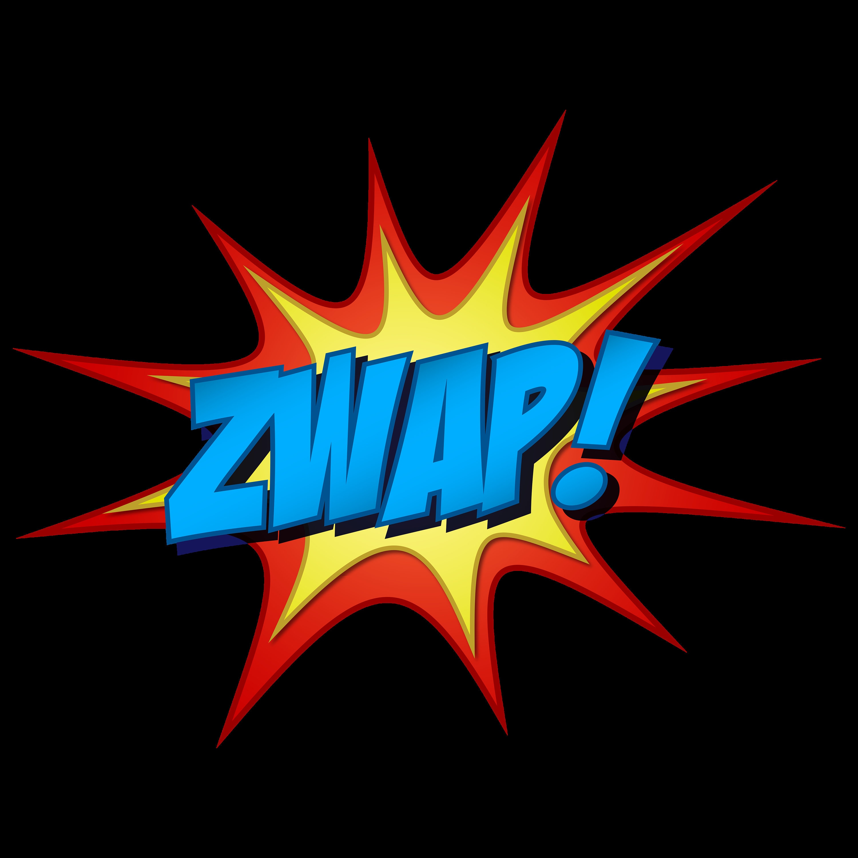 Comic Book Art Action: Exploding Sound Effects Clipart in PNG and PDF ...