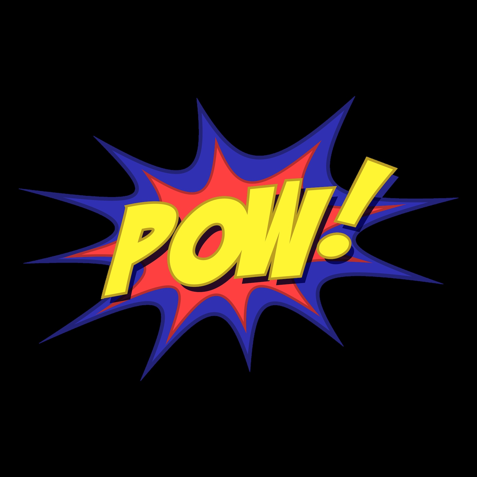 Comic Book Art Action: Exploding Sound Effects Clipart in PNG and PDF ...