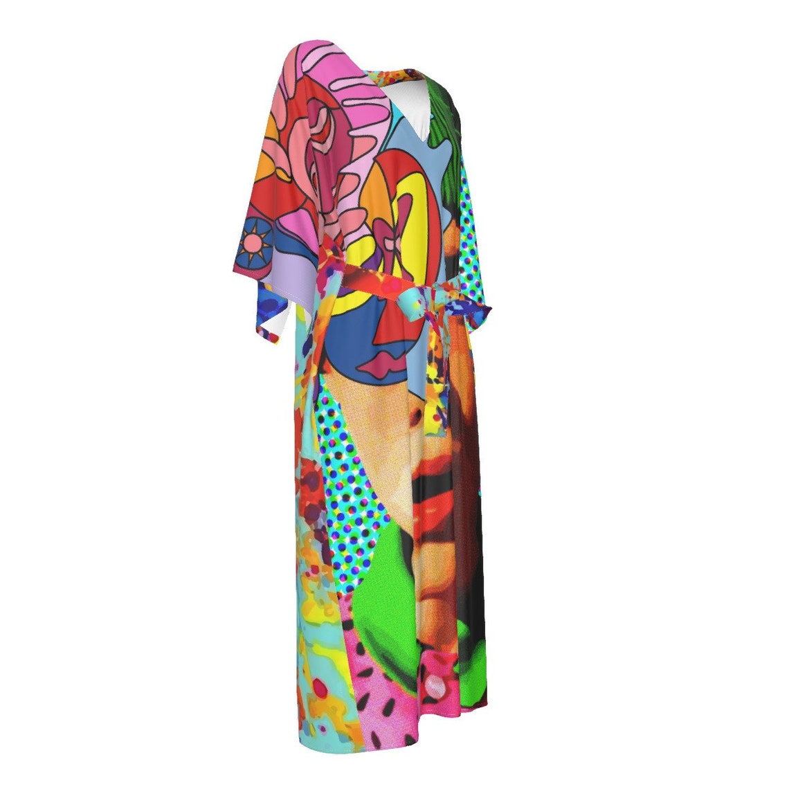 Robe pop art robe funky visage abstrait vêtements funky - Etsy France