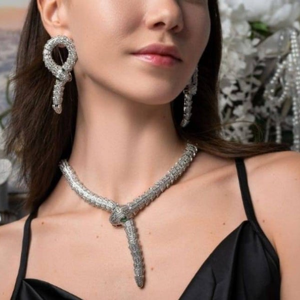 Snake Necklace - Etsy