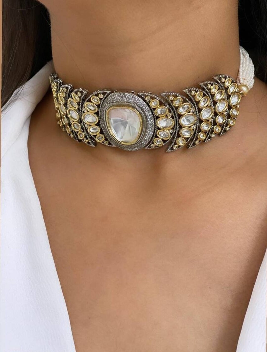Sabyasachi Choker Set/victorian Choker Set/big Kundan Choker Set ...