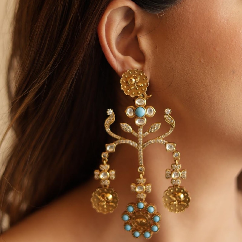 Bollywood Earrings - Etsy