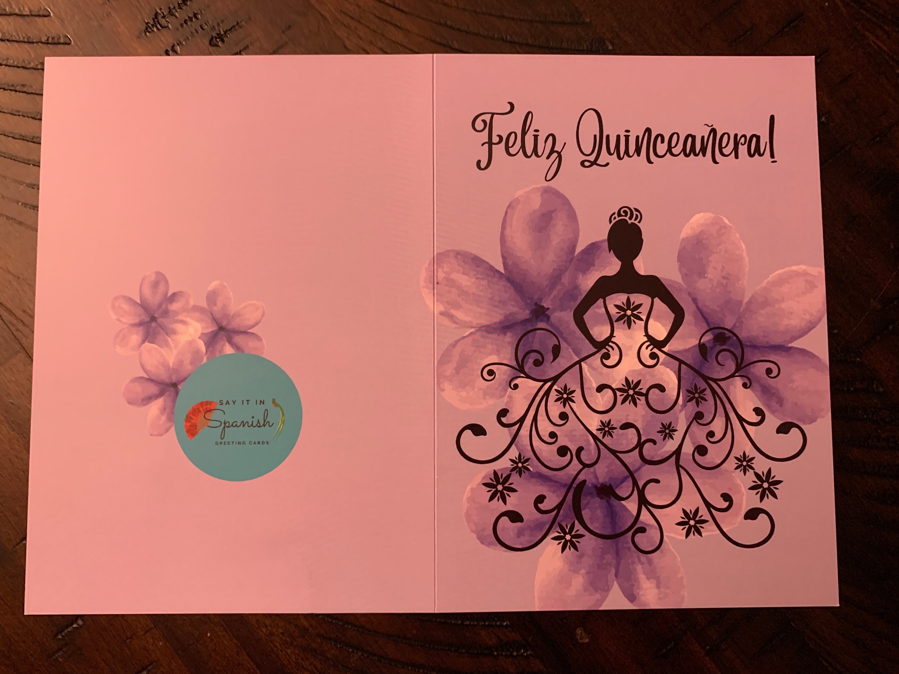 Feliz Quinceanera! / Happy 15th Birthday! - Spanish Message Inside ...