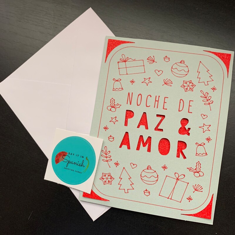 Spanish Holiday Card - Etsy