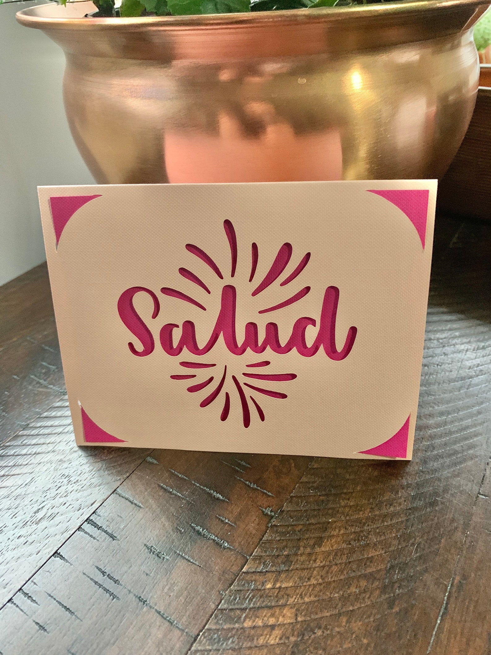 Salud Health Or Cheers Spanish Greeting Card Custom Made Etsy salud-health-or-cheers-spanish-greeting-card-custom-made-etsy