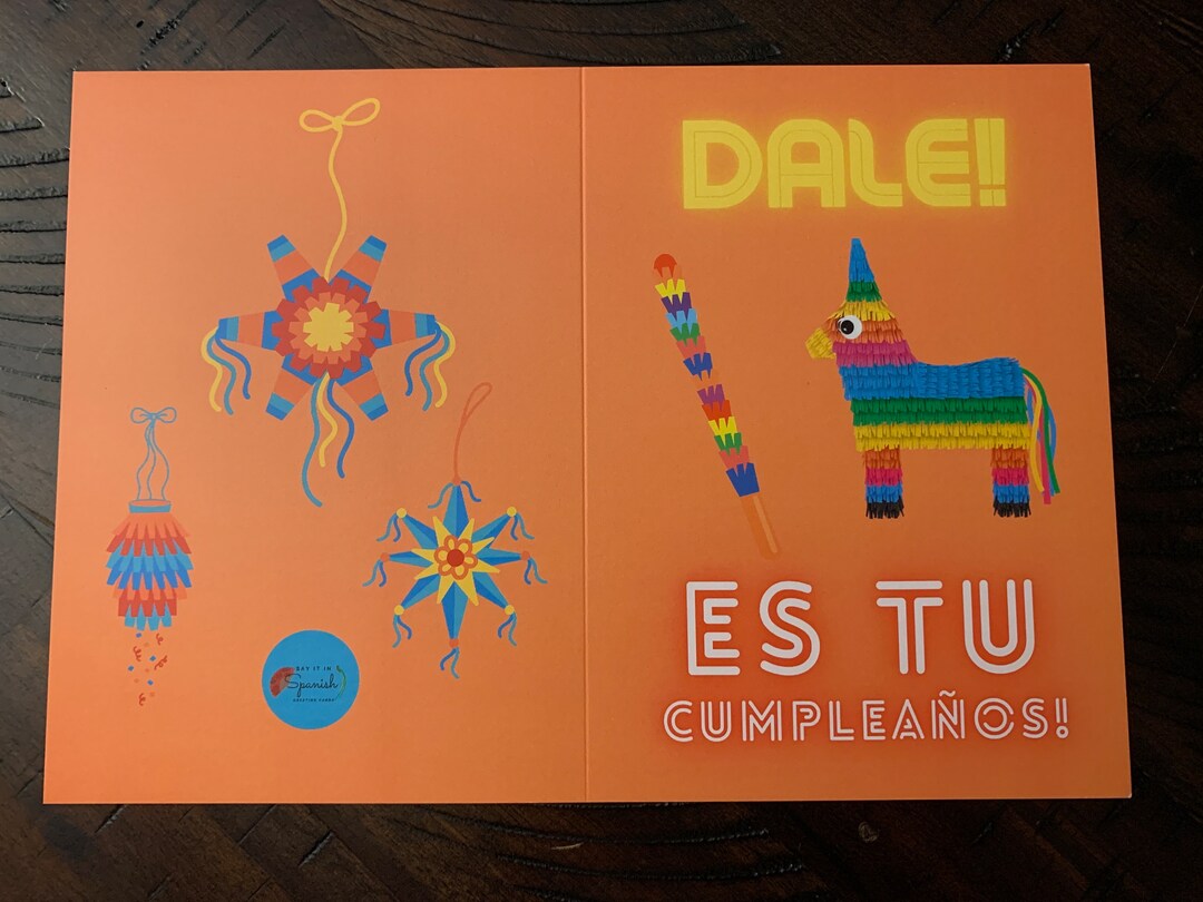 Dale! Es Tu Cumpleanos! - Hit It! It’s Your Birthday! Spanish Greeting ...
