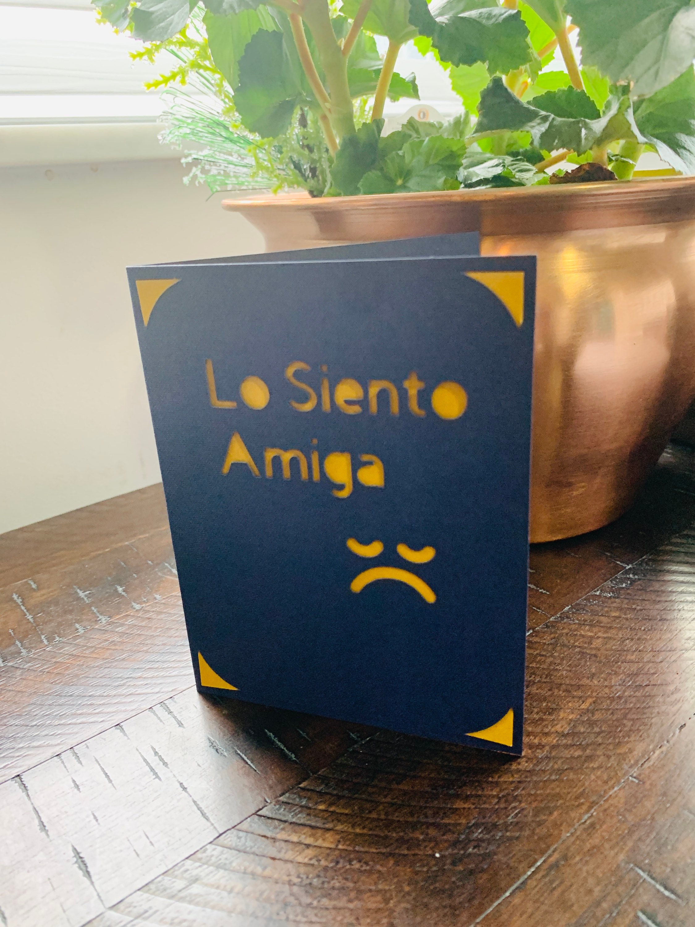 Lo Siento Amiga / I'm Sorry Friend - Spanish Greeting Card - Custom ...