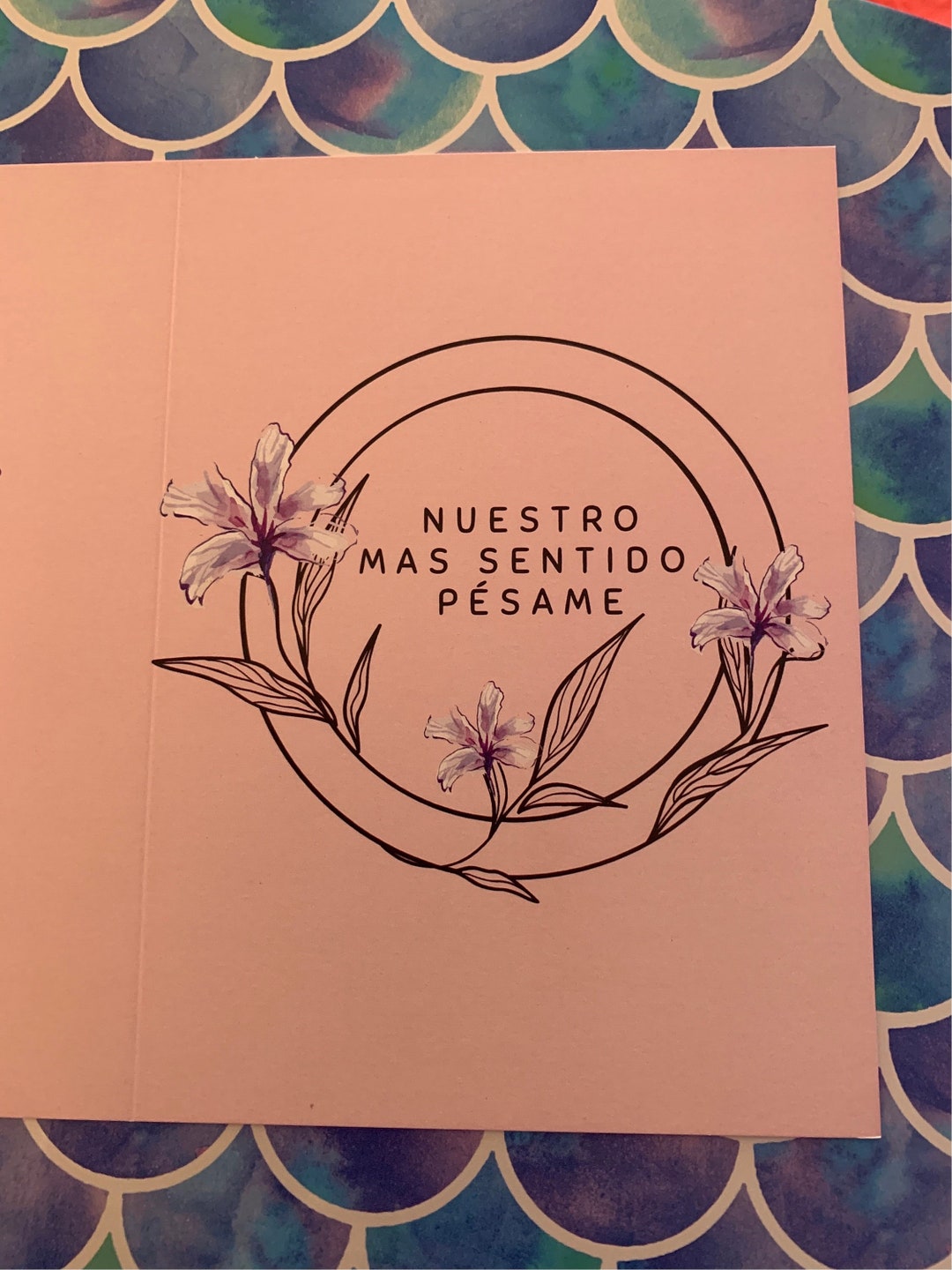 Nuestro Más Sentido Pesame / Our Most Heartfelt Condolences - Sympathy ...