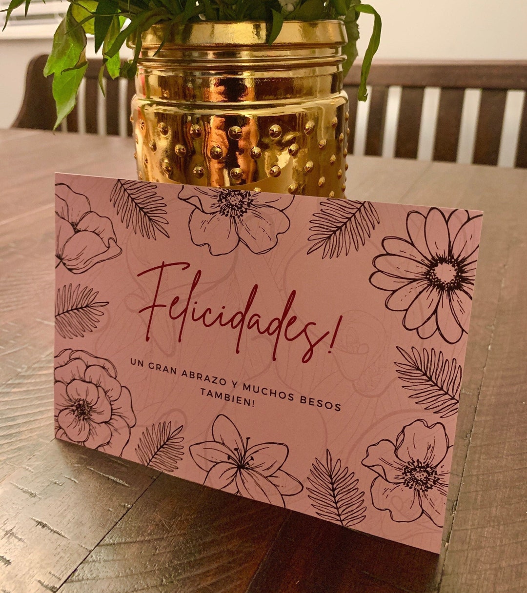 Felicidades / Congratulations Spanish Postcard / Single - Etsy