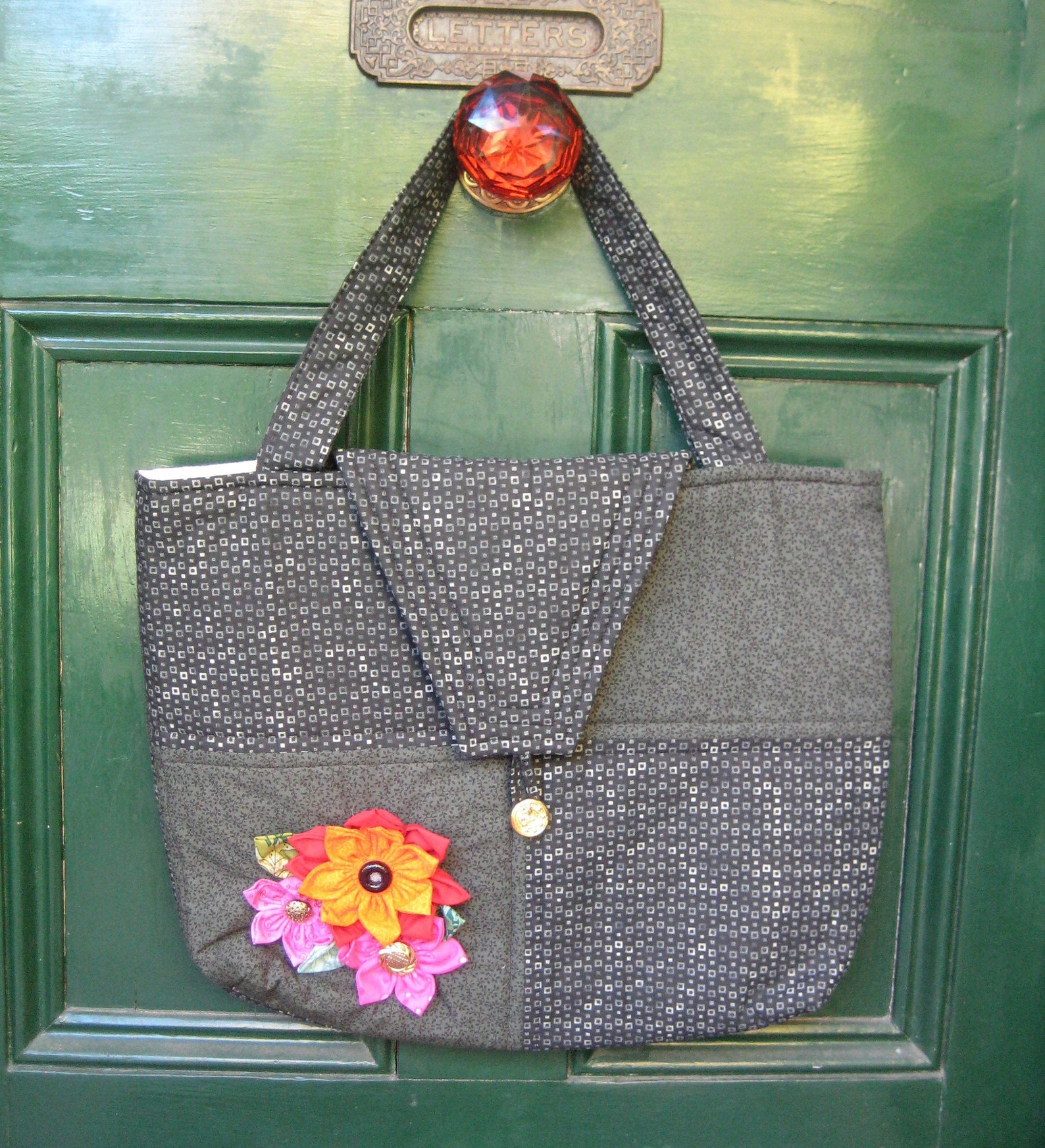 Deep, Roomy Flower Burst Bag Pattern PDF - Etsy