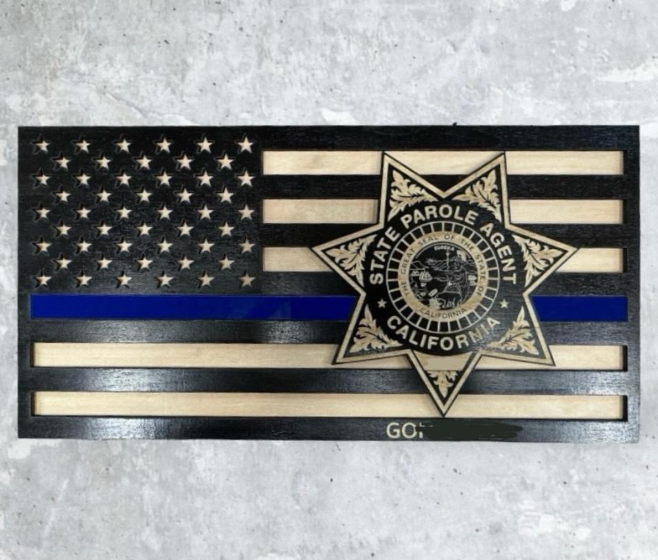 CDCR Badge Flag - Etsy