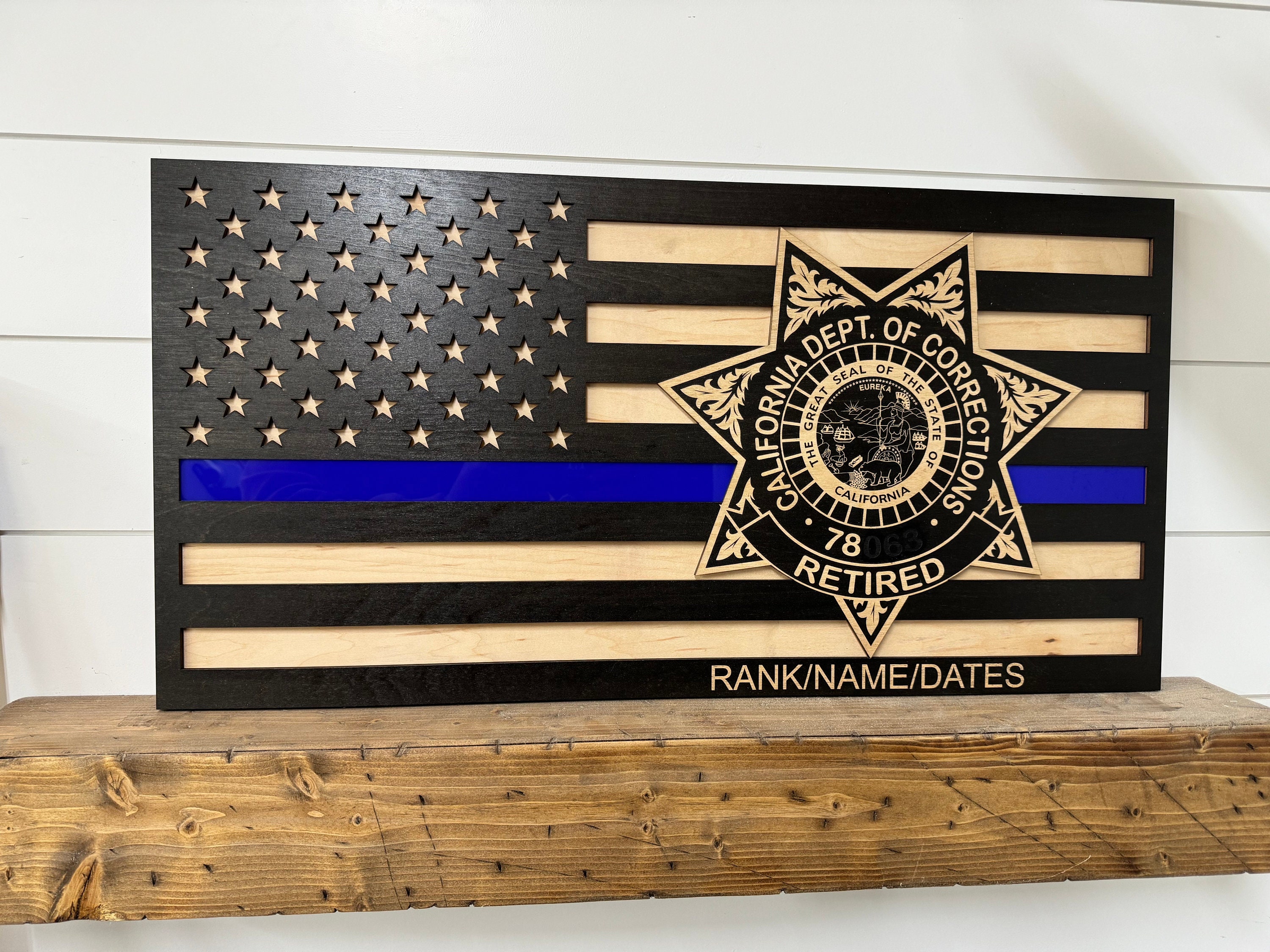 CDCR Badge Flag - Etsy