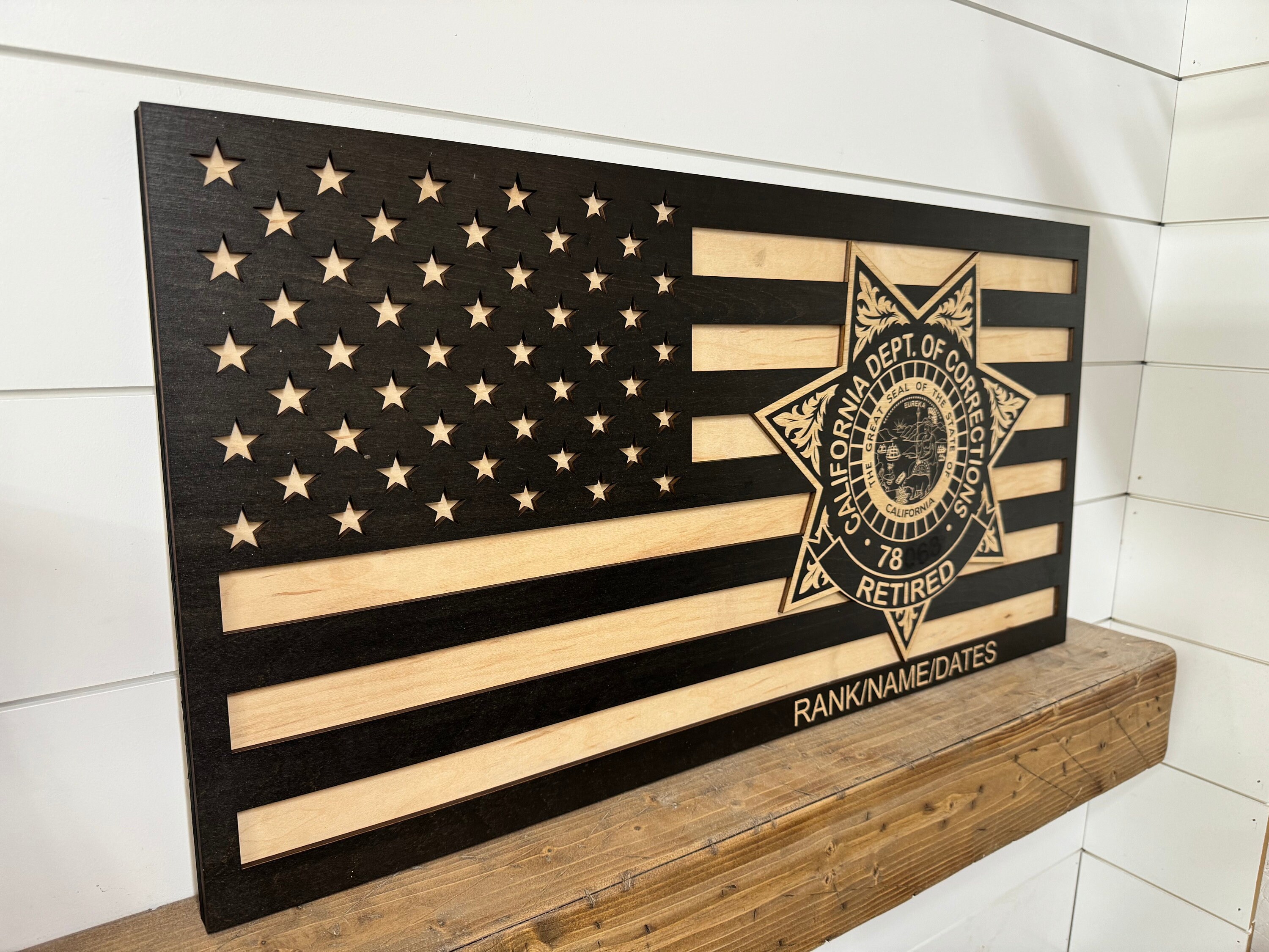 CDCR Badge Flag - Etsy
