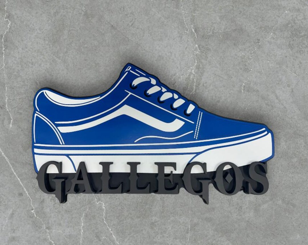 Personalized Vans Shoe Sign - Etsy