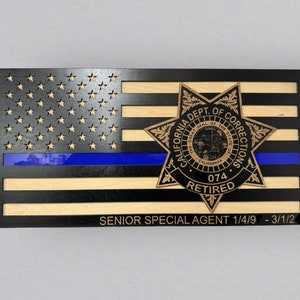 CDCR Badge Flag - Etsy