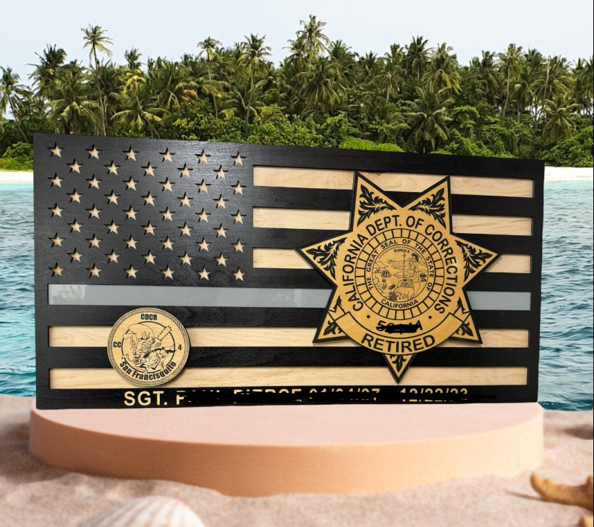 CDCR Badge Flag - Etsy