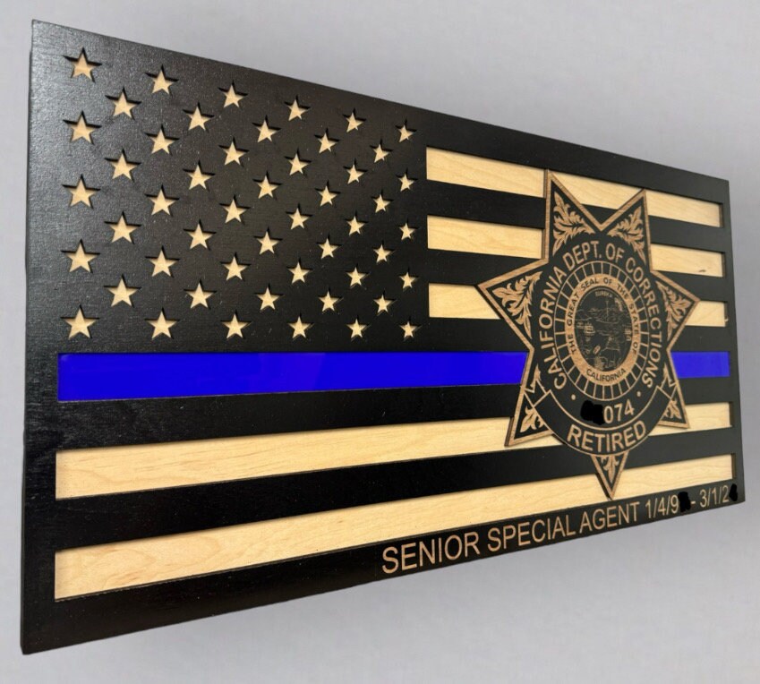 CDCR Badge Flag - Etsy