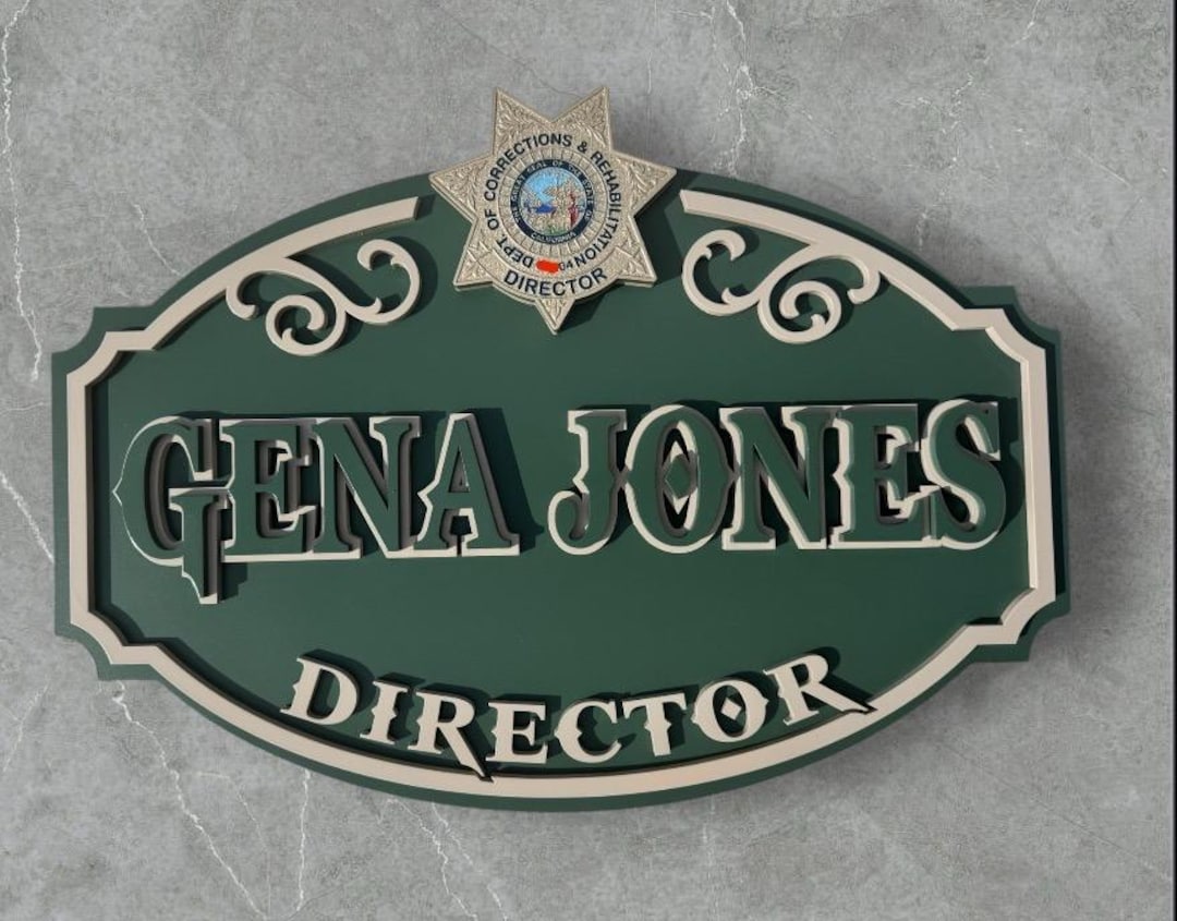 Personalized CDC / CDCR Sign - Etsy