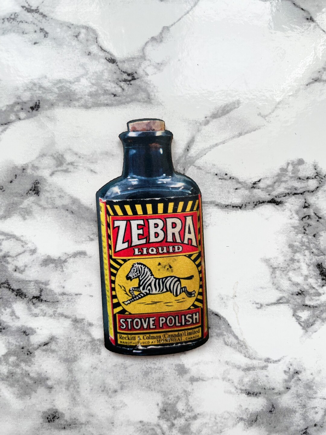 Zebra Stove Cleaner Wooden Cutout for Crafting and Jewellery Making ...