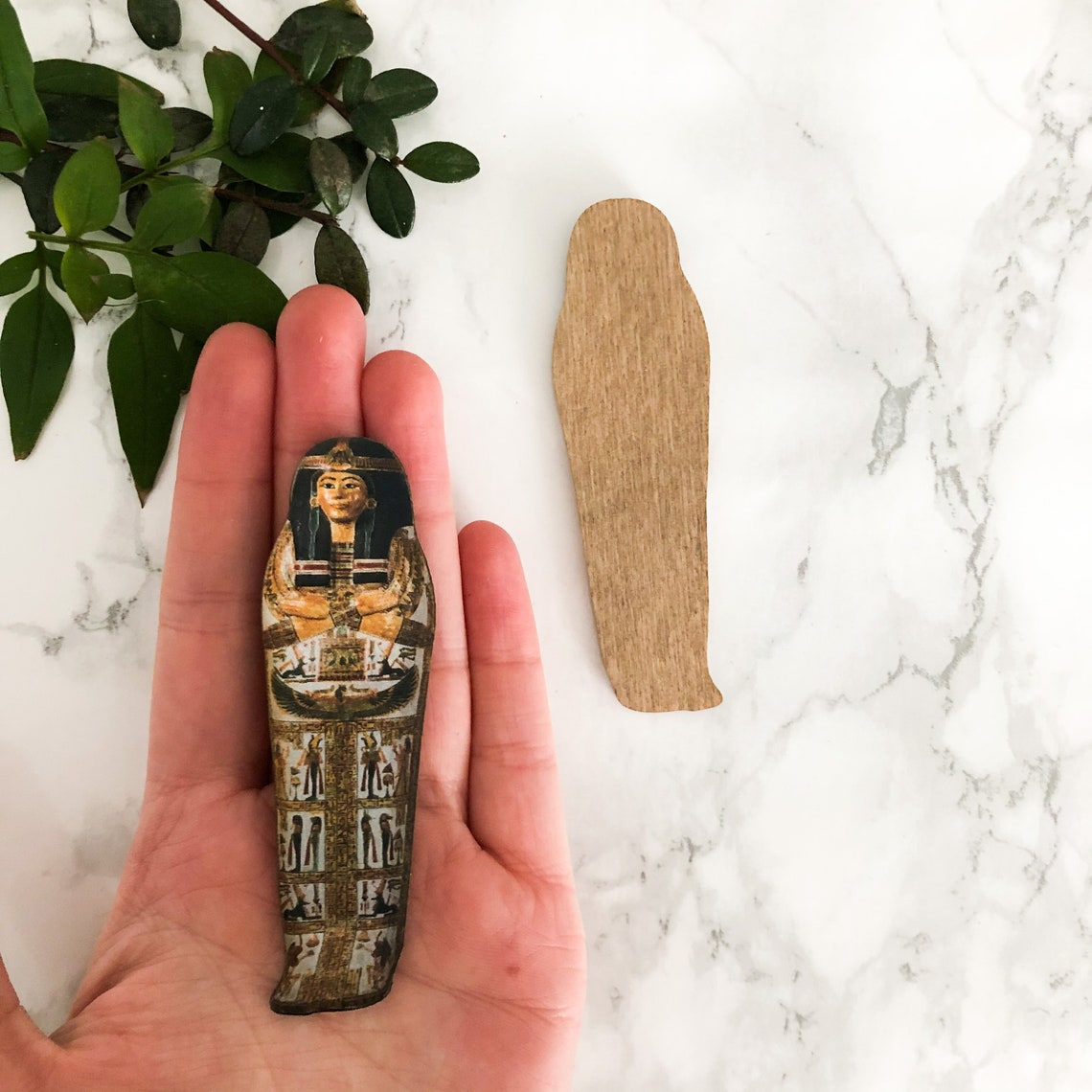 Mummy Coffin Wooden Cutout for Crafting and Jewellery Making. - Etsy