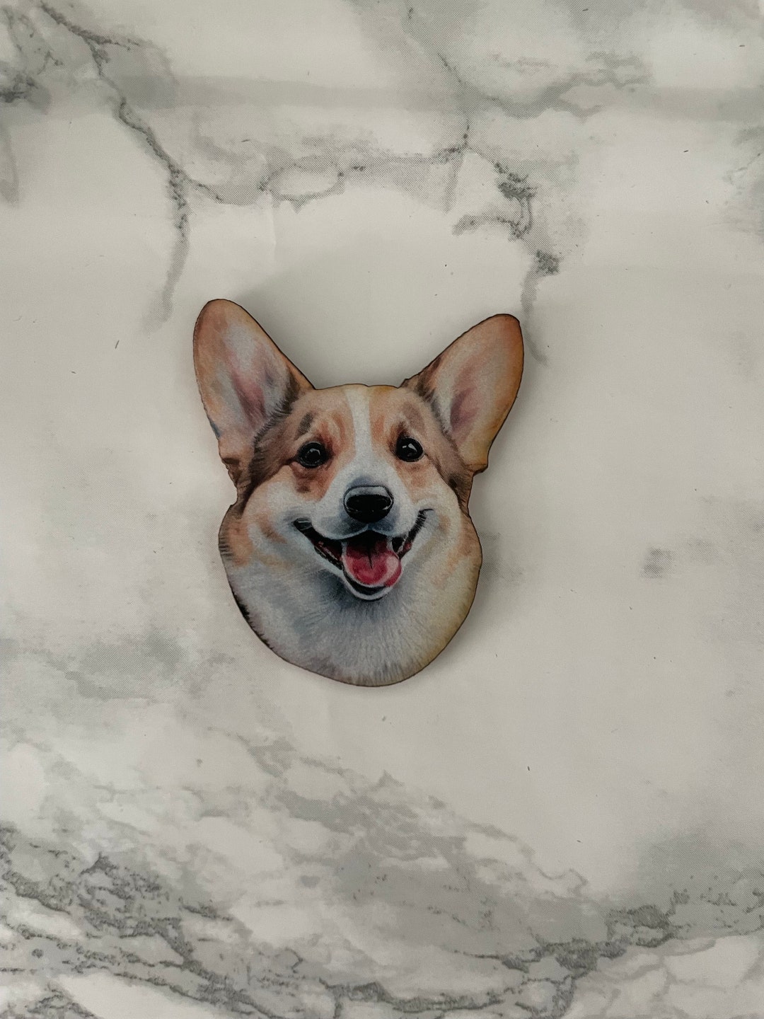 Corgi. Adorable Corgi. Wooden Cutout for Crafting and Jewellery Making ...