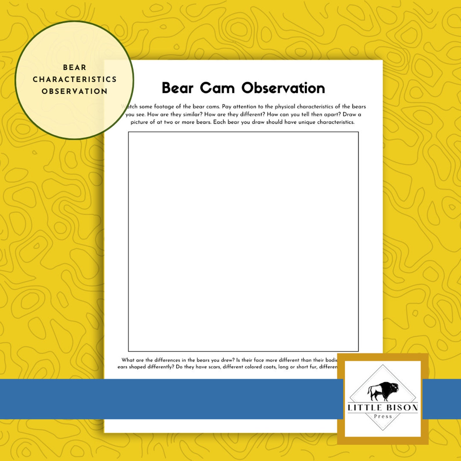Fat Bear Week Activity Worksheets for Kids - Etsy