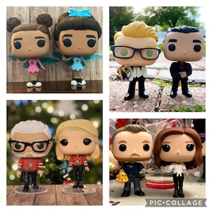 Two Custom Pop Figures + Custom Pop Box, Wedding Cake Toppers ...
