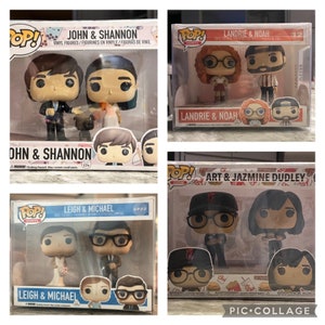 Two Custom Pop Figures + Custom Pop Box, Wedding Cake Toppers ...