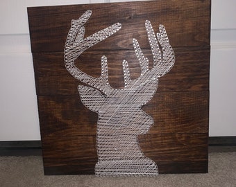 Deer Head String Art | Etsy