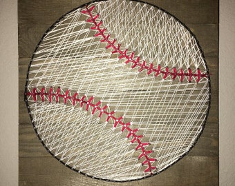 Baseball String Art | Etsy
