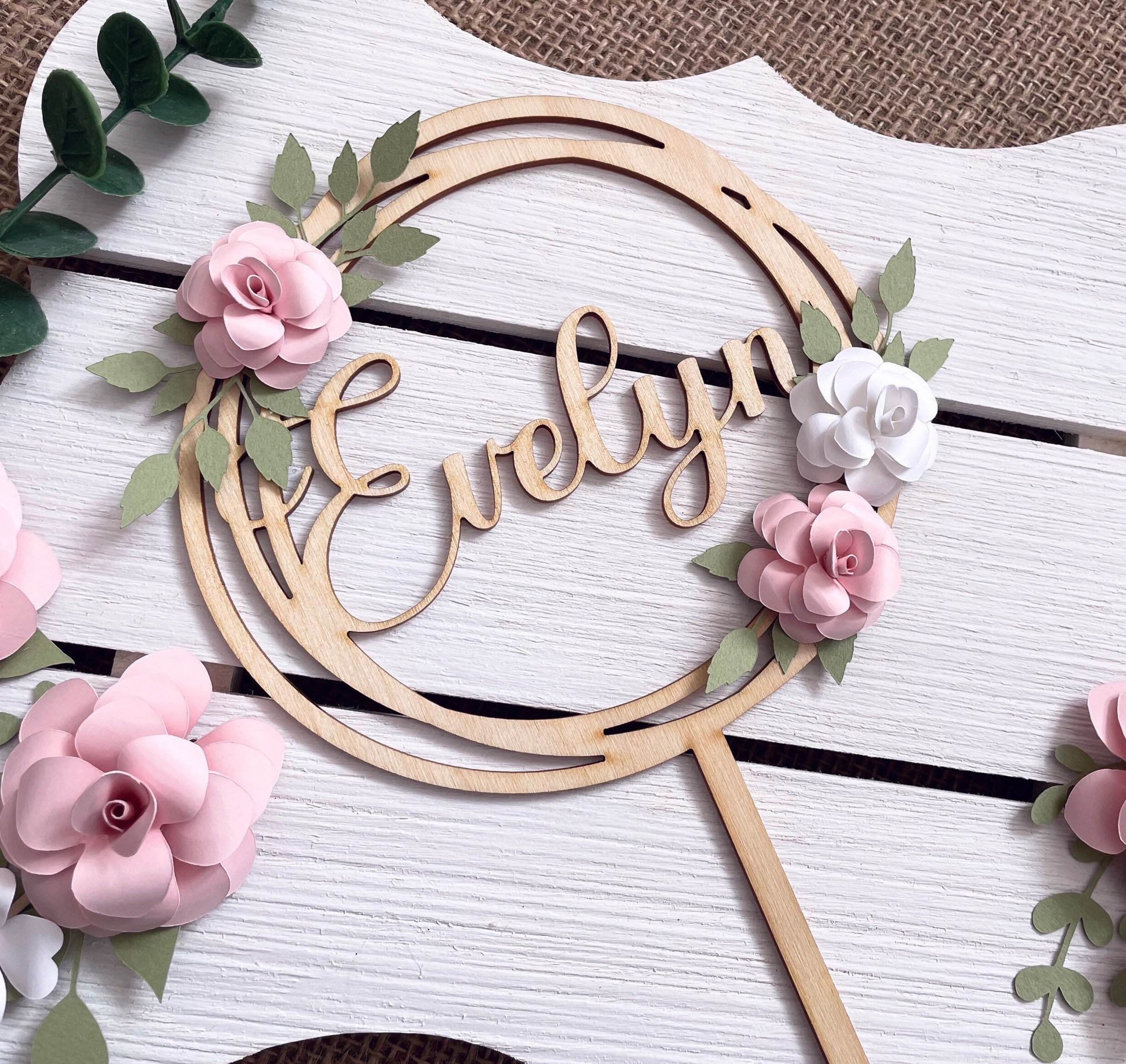 Personalized Cake Topper 1st Birthday Cake Topper One Cake - Etsy