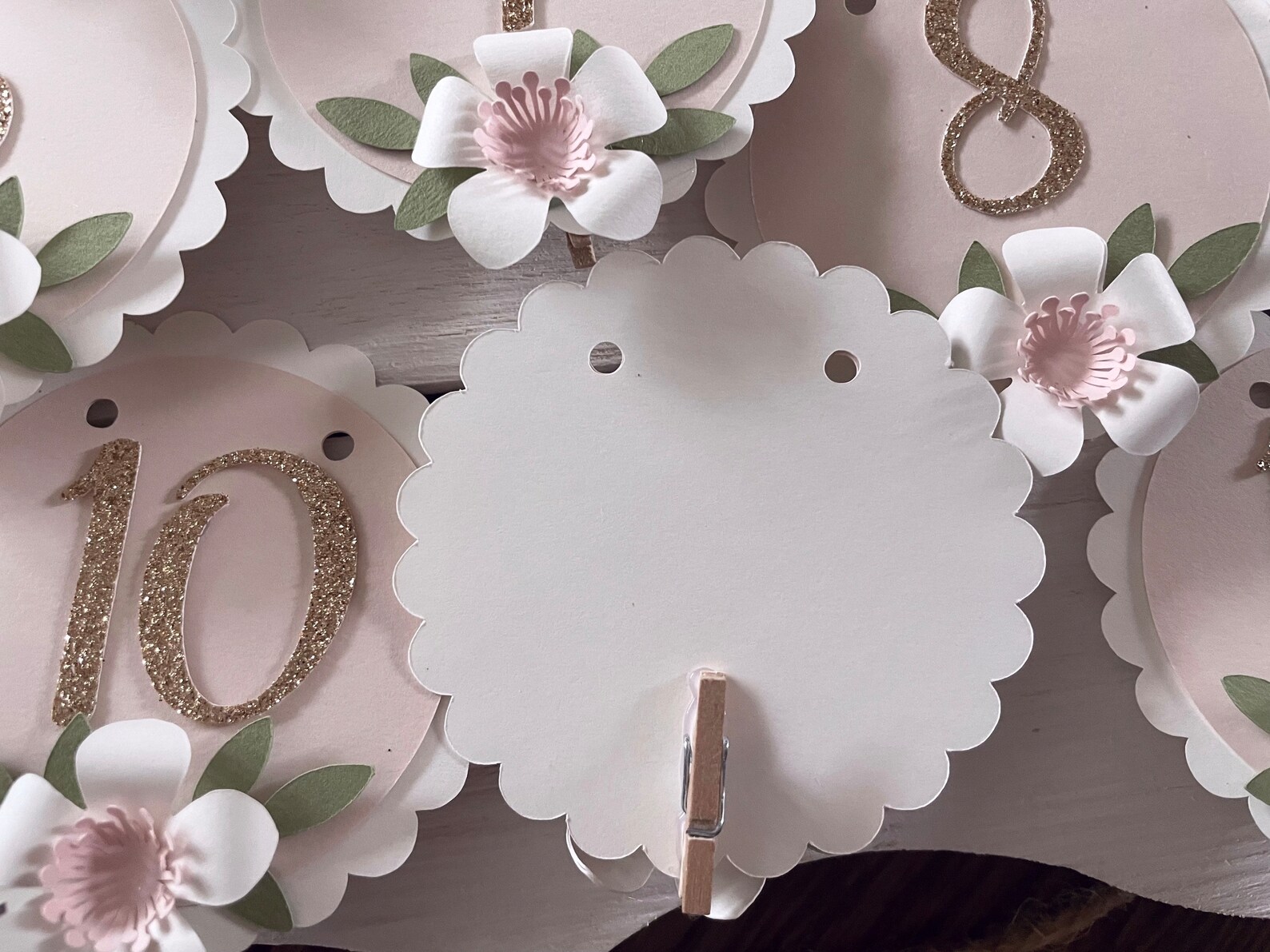 Blush 1st Birthday High Chair Banner ONE Banner Baby Girl - Etsy