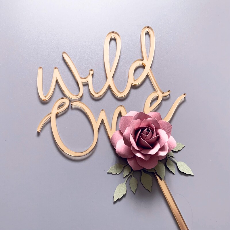 Gold Wild One Cake Topper - Etsy