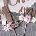 Blush 1st Birthday High Chair Banner ONE Banner Baby Girl - Etsy