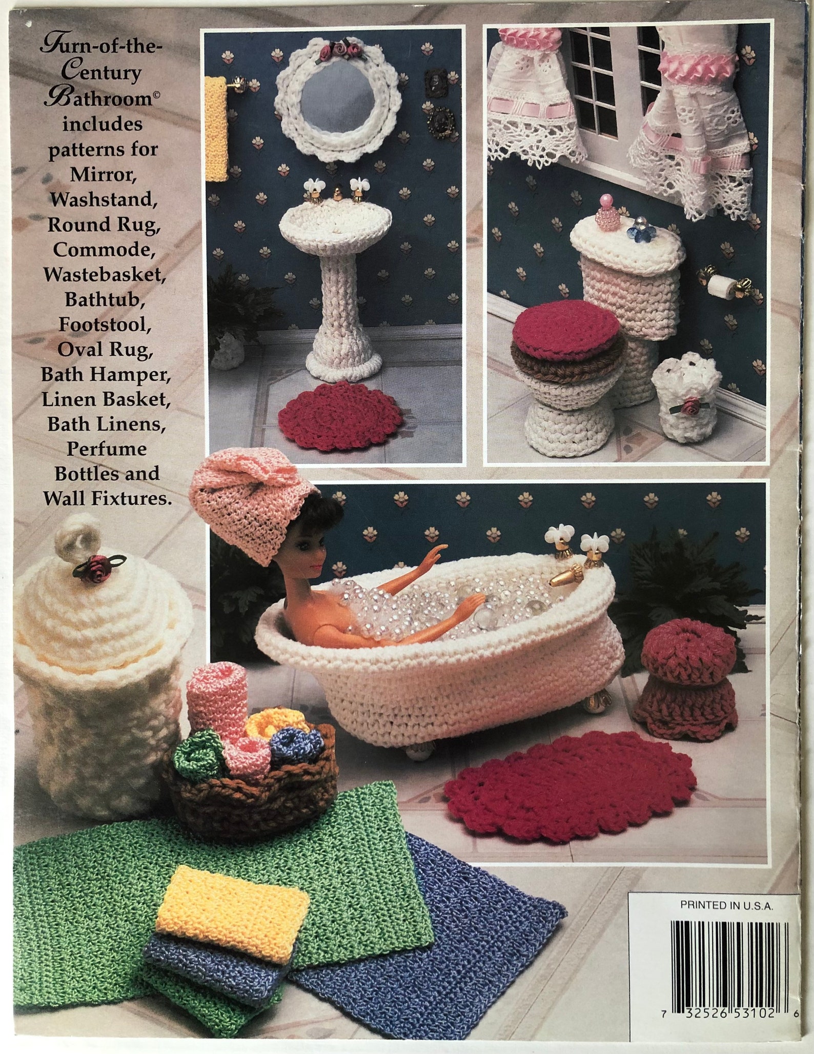 Annie’s Attic Fashion Barbie Doll Home Decor Crochet Collectors Guild ...