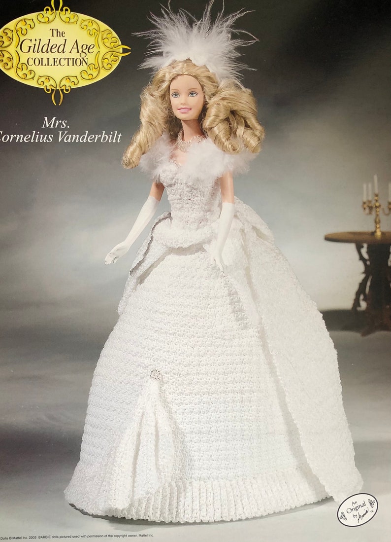 Annie's Attic Crochet Bed Doll Pattern Mrs. Cornelius Vanderbilt the ...