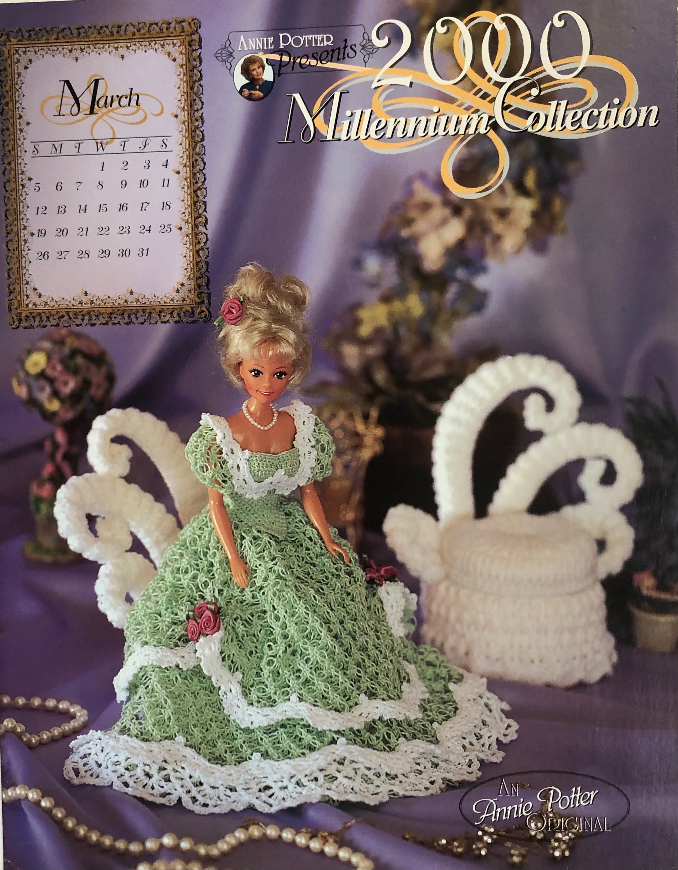 Annie's Attic Potter Crochet Bed Doll Pattern March 2000 Millennium ...