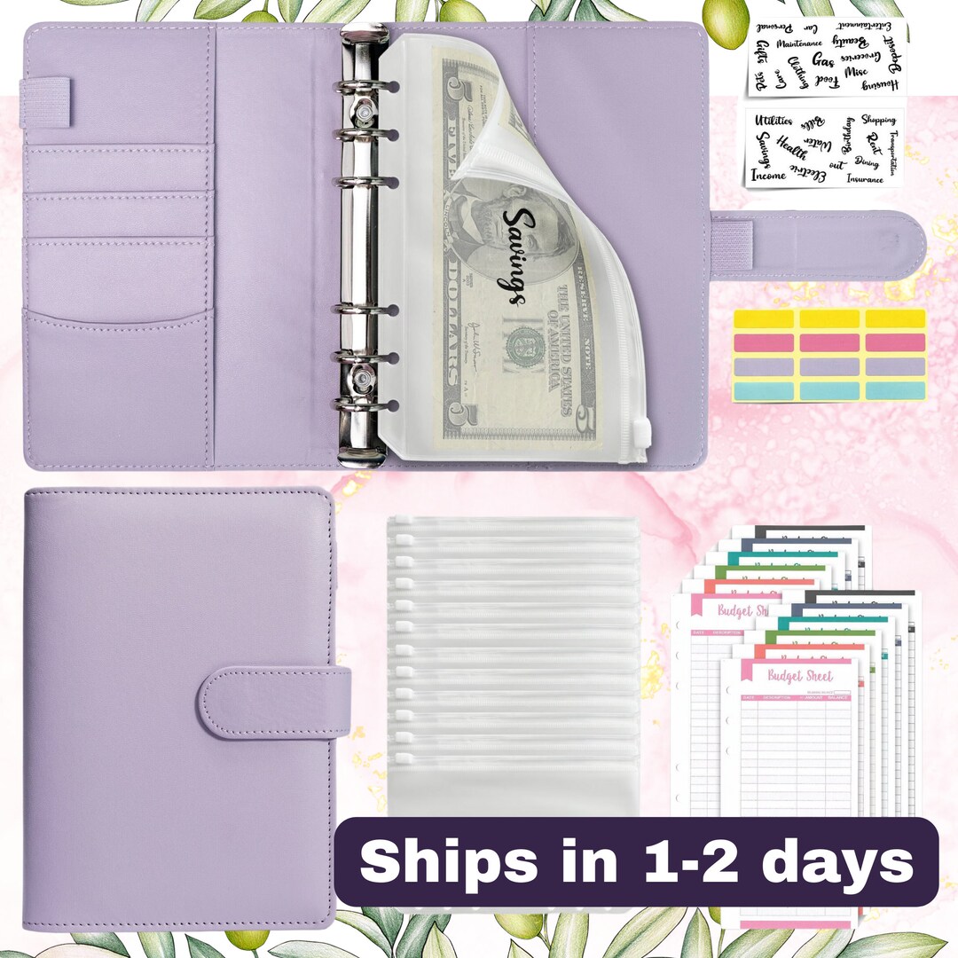 A6 Budget Binder, A6 Ring Binder, Budget Binder Envelopes, Cash Budget ...